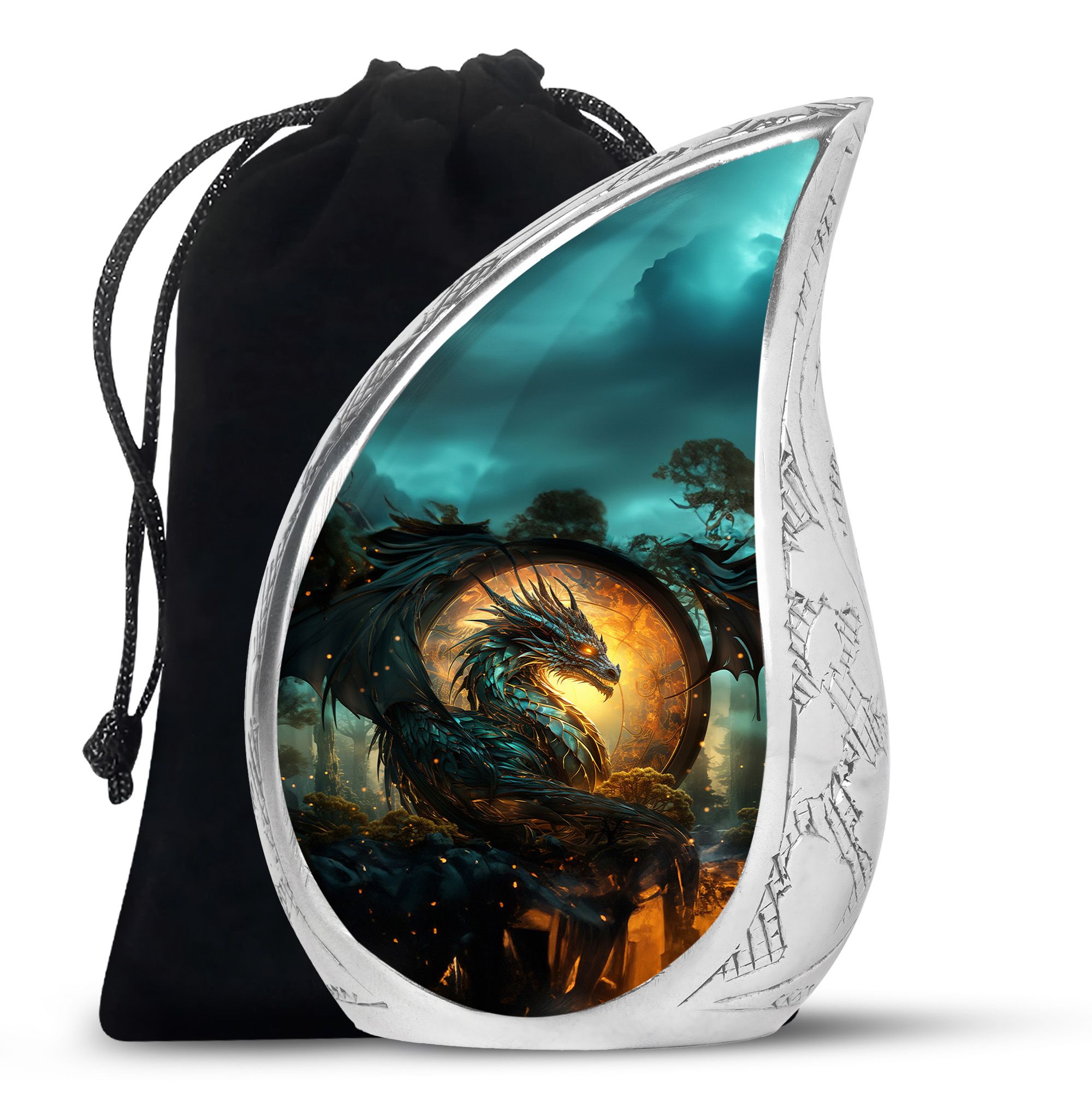 Guardian Dragon funeral Urns For Women Large Decorative Urn Adult Male ...
